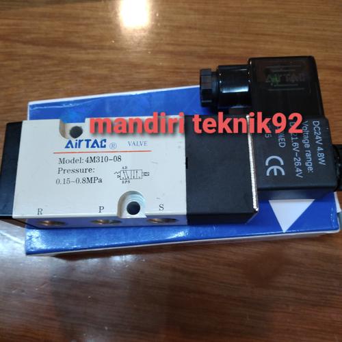 Jual Solenoid Valve 4m310 08 / 4m310-08 Airtac 220v ac/ 24v dc - Jakarta Barat - mandiri ...