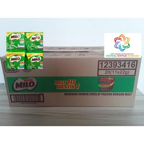 Jual Milo Activ-Go Minuman Serbuk Coklat [22gr /220 sachet /1 karton ...