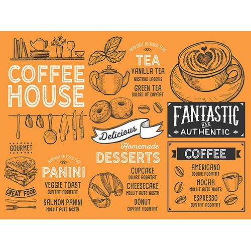 Jual kain panel kanvas linen coffee house kuning - Jakarta Timur ...