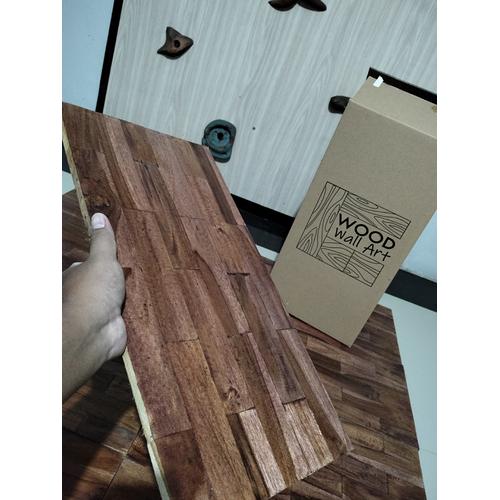 Jual Panel dinding kayu, wall cladding Anyam - (Preorder 14 hari ...