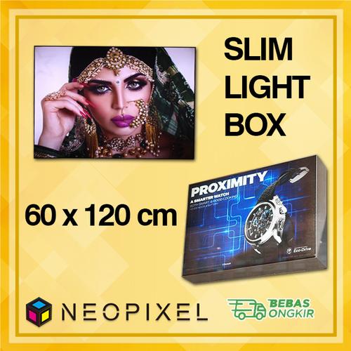 Jual NEON BOX SLIM TIPIS 60X120 CM LIGHT BOX LED LIGHT BOX DISPLAY - 1 ...