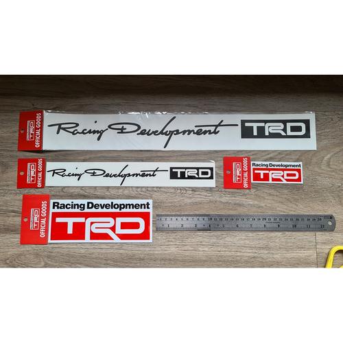 Jual TRD decal / stiker original Made in Japan - 78x190mm - Kab ...