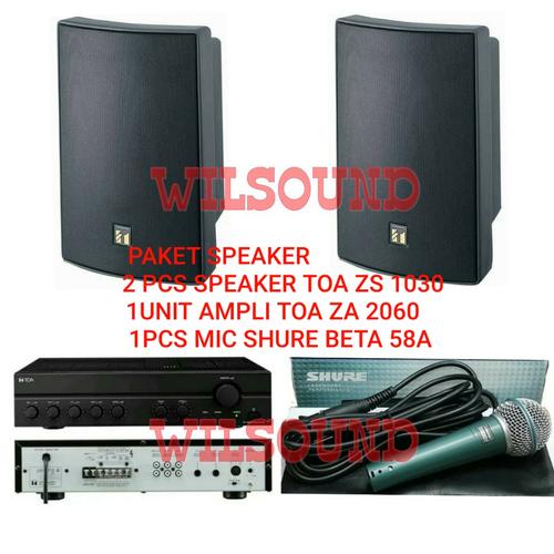 Jual SPEAKER TOA ZS 1030 PAKET AMPLIFIER TOA ZA 2060 I - Jakarta Barat ...