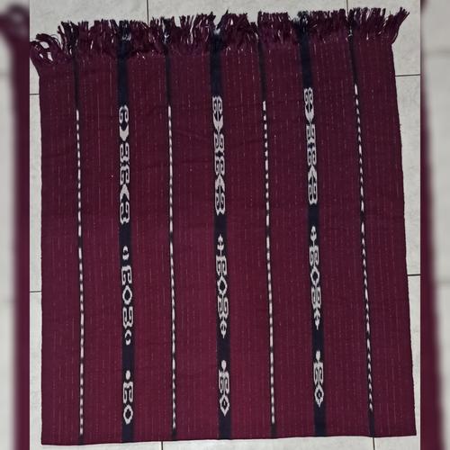 Jual Kain Tenun Ikat Tanimbar (Merah Maroon 153 x 68 cm) - Kab ...