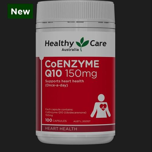 Jual healthy care q10 q 10 coenzyme 150 mg 100 caps suplemen otak ...