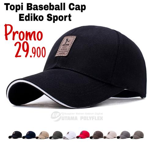 Jual Topi Baseball Golf Logo Ediko Sport Premium Quality / Fashion Hat ...