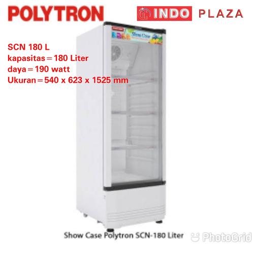 Promo Showcase 3 rak 180 Liter POLYTRON SCN 180L Cicil 0% 3x - Kota ...