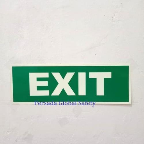 Jual SIGN AKRILIK EXIT / RAMBU EXIT BAHAN AKRILIK - 30X10 - Jakarta ...