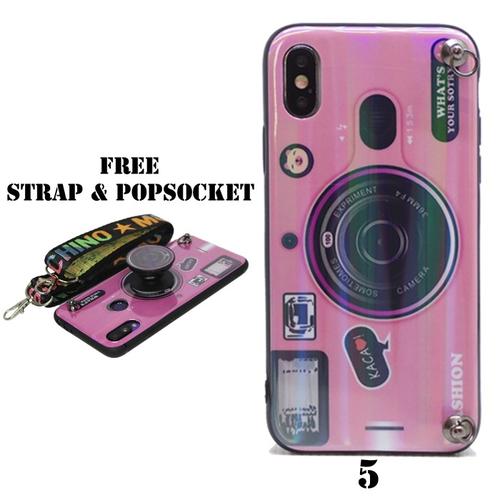 Jual Apple iPhone XR Camera Soft Case Strap Popsocket - Jakarta Pusat ...
