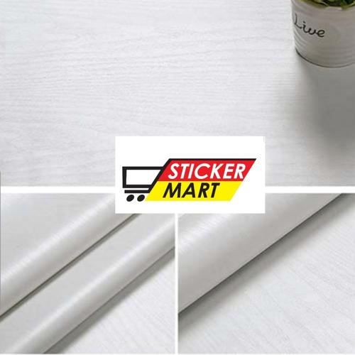 Jual Sticker Meja Pintu Dinding Wall Sticker Wood White Kayu Putih ...