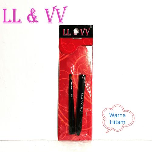 Jual Kuas makeup lipstick brush/kuas bibir LL&VV - Silver Hitam - Kota ...