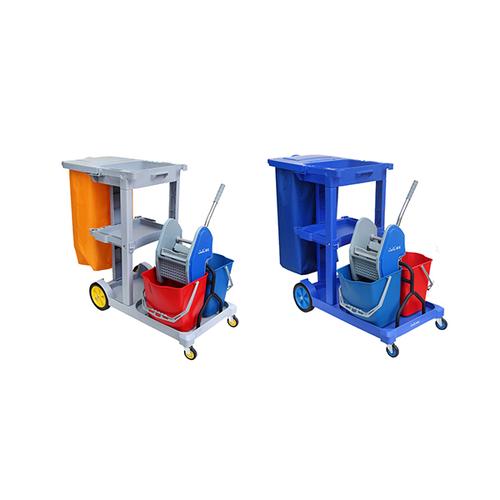 Jual KECIL SMALL JANITOR MULTIPURPOSE CLEANING CART TROLLEY - Kab ...