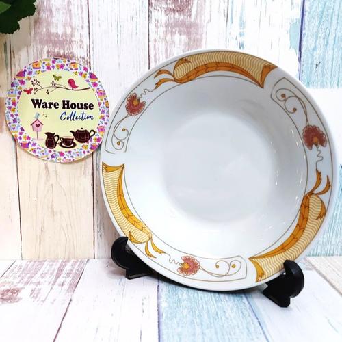 Jual PIRING MAKAN /piring cantik list batik gold 8"inch / 20cm MS 002 ...