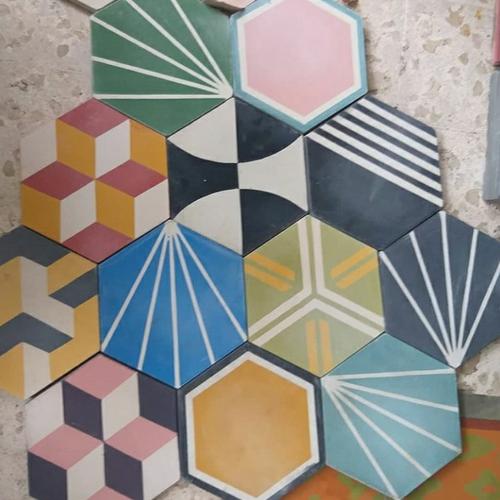 Jual Ubin / Tegel Klasik Hexagonal Motif 20x20 - Jakarta Selatan - Ubin ...