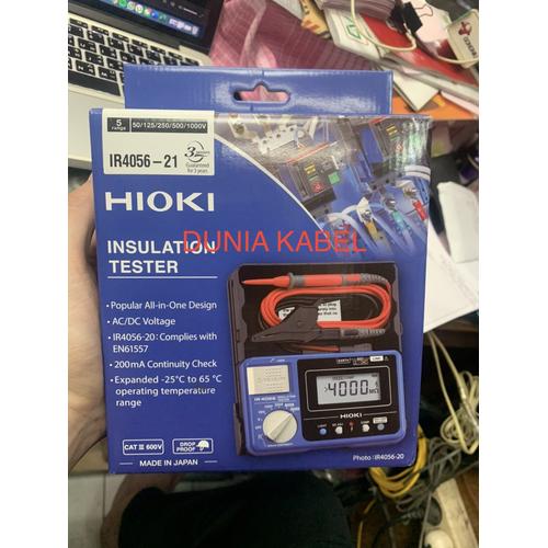 Jual Insulation Tester Megger HIOKI IR4056-21 |Alat Tes Insulasi ...