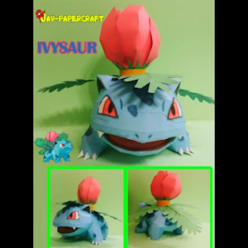 Jual Pokemon Ivysaur v2 Papercraft - Kab. Bekasi - Papercraft Tiviti ...