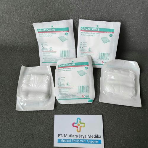 Jual kassa steril gauze swabs 5x5 cm winner 8ply,1pack isi 5lembar ...