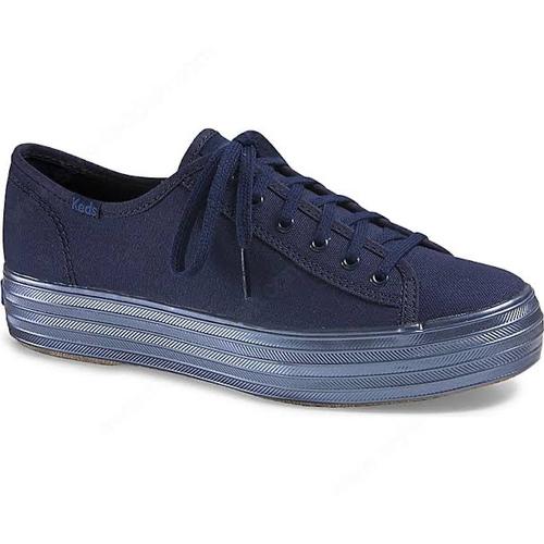 Jual Sepatu KEDS Triple Kick Shimmer Navy (second) 100% ori - Jakarta ...