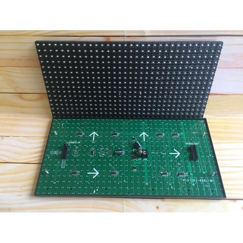 Jual P10 Merah-Putih-Hijau-Biru LED Panel Display Semi Outdoor Dot ...