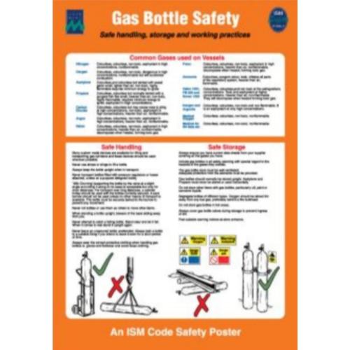 Jual IMPA 331532 Gas Bottle Safety Poster IMO ISM Safety Poster Kapal ...