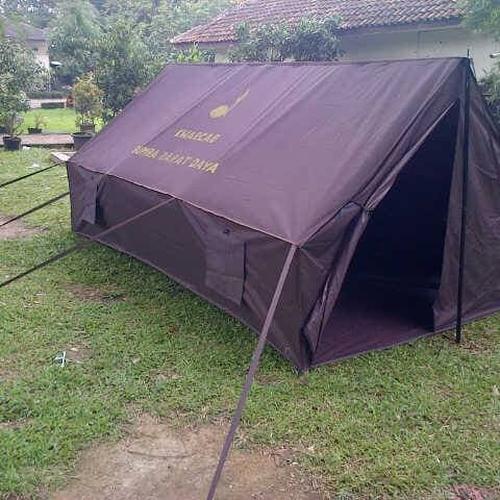 Jual Tenda pramuka ukuran 3x4 alas terpal - Cokelat - Kab. Bandung - AL ...