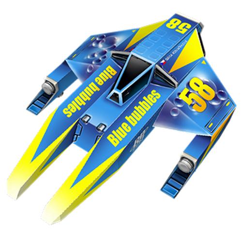 Jual DIY Papercraft Pola Kertas Astro Racer Blue Bubble - Kota Bandung ...