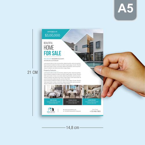 Jual Cetak / Print Flyer / Brosur Ukuran A5 Bahan Art Paper - 500 LBR ...