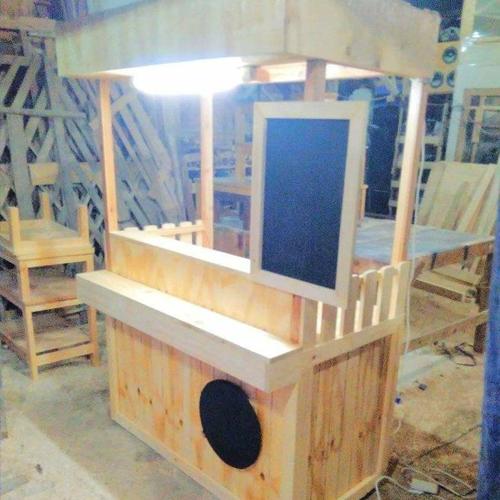 Jual Booth portable kayu / booth kayu jatibelanda / booth promo ...