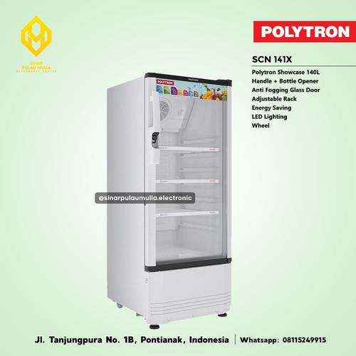 Jual Polytron Showcase 140 Liter 3 Rak - SCN 141X / SCN141X / SCN 141 X ...