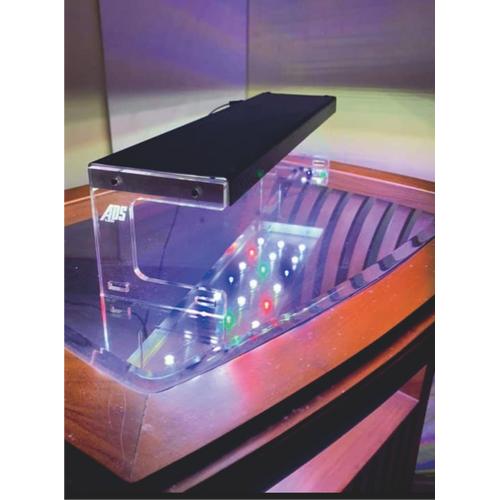 Jual dudukan lampu aquascape akrilik acrylic design dan logo sesuai ...