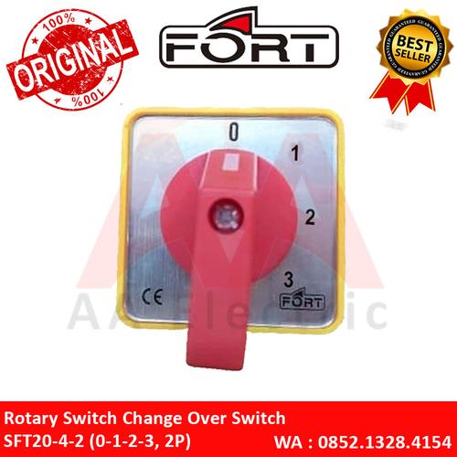 Jual Rotary Switch SA16 / SFT-20 Series SFT20-2-2 ON-OFF, 2P Fort - Jakarta Pusat - AA Electric ...