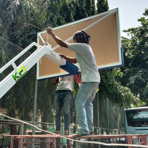 Jual Tiang Ring Basket Portable 4 RODA TERDAPAT PADING BUSA - Kota ...