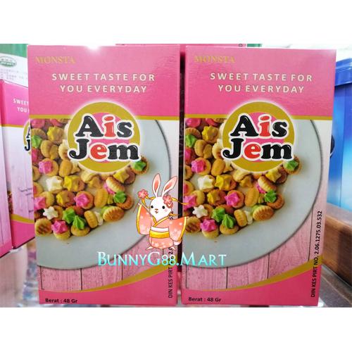 Jual MONSTA BISKUIT AIS JEM 48gr/GEM ROSE/ICED GEM KEMBANG/ROTI GEM ...