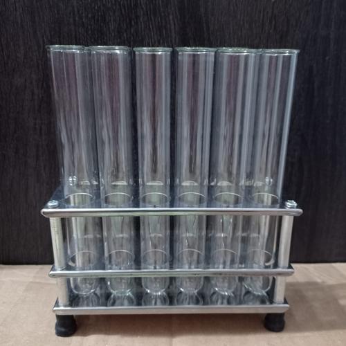 Jual Paket Rak Tabung Stainless 12 lubang dengan Test Tube - Jakarta ...