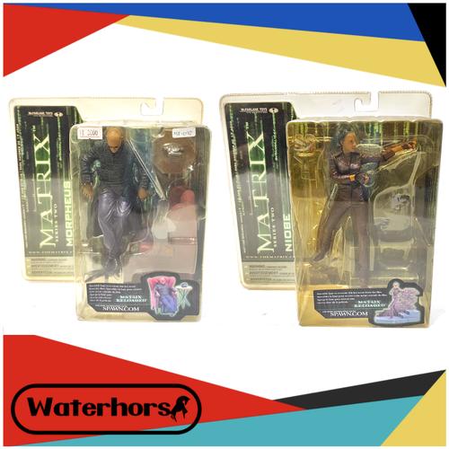 Jual MCFARLANE THE MATRIX SET OF 6-NEO MORPHEUS TRINITY NIOBE SMITH ...