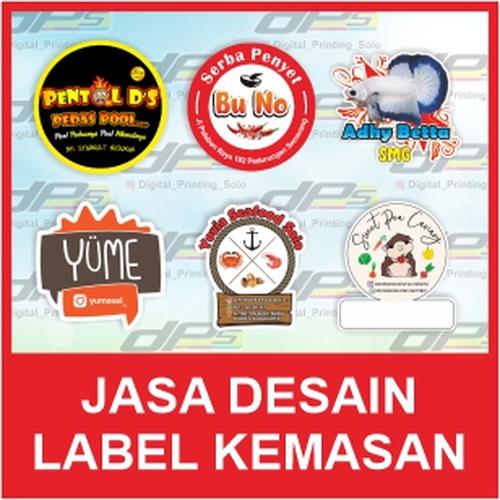 Jual Jasa desain label kemasan produk - Kota Surakarta - Dona Print ...