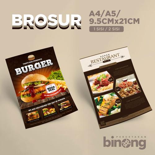 Jual Cetak Flyer/Brosur / Print Flyer / A4|A5|9,5x21cm - Kab. Tangerang ...