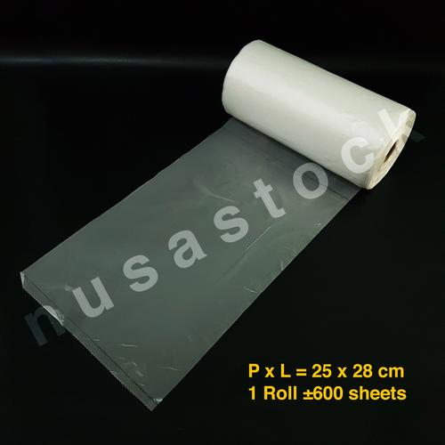 Jual PLASTIK HD ROL ROLL BUAH FOTOCOPY 25X38 CM 2KG +/- 600 LEMBAR ...