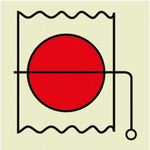 Jual IMO Symbol Sticker Fire damper in vent duct - IMPA 336063 - Kota ...