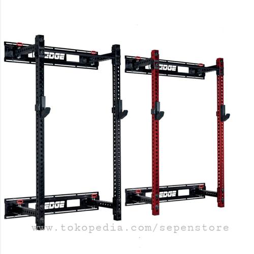 Jual Wall Mounted Folding Rack | Rack Squat - Hitam - Kota Tangerang ...