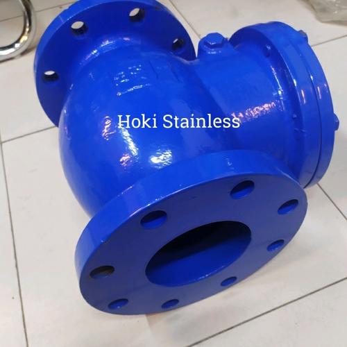 Jual Swing Check valve CI JIS 10K Flange 4" inch ( DN 100 ) - Jakarta ...