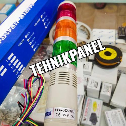 Jual TOWER LIGHT LED 3 LAMPU 220VAC FLICKER BUZZER - Jakarta Pusat ...