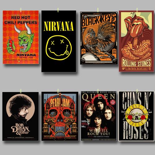 Jual Poster Band v.1| Poster Custom| A3 - gambar 2 - Kota Mojokerto ...