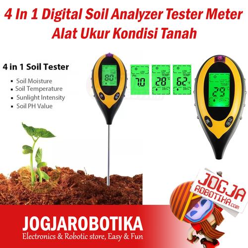 Jual 4 In 1 Digital Soil Analyzer Tester Meter Alat Ukur Kondisi Tanah ...
