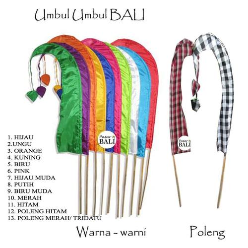 Jual Umbul-Umbul Bali/ Penjor Tanpa Bambu Uk.2m - Putih - Kab. Badung ...