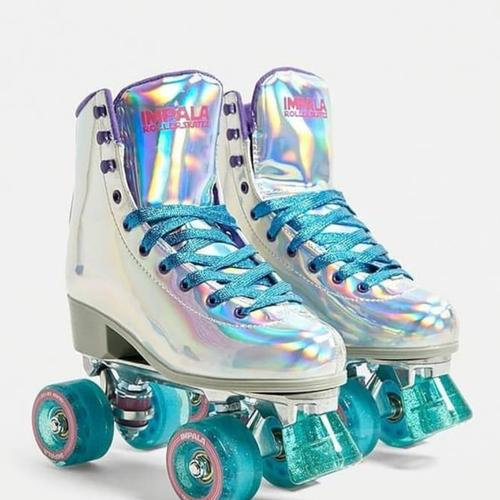 Jual sepatu roda 4 hologram roller skate impala - Kota Tangerang ...