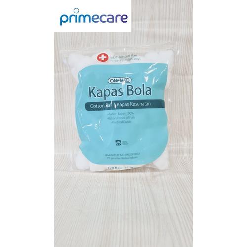 Jual Kapas Bola Cotton Ball Onemed Isi 120 Balls - Jakarta Barat ...