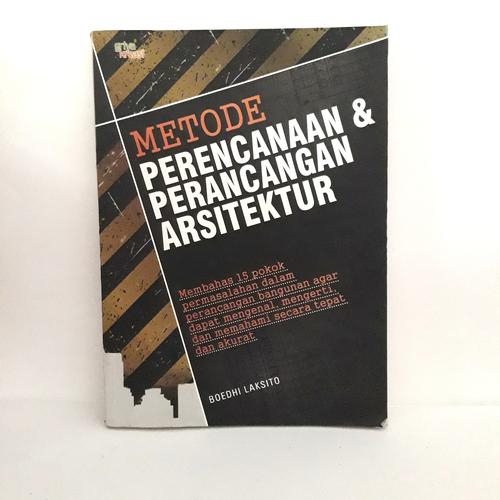 Jual Buku Arsitek - Metode Perencanaan & Perancangan Arsitektur - Kab. Kuningan - Mediamatapena ...