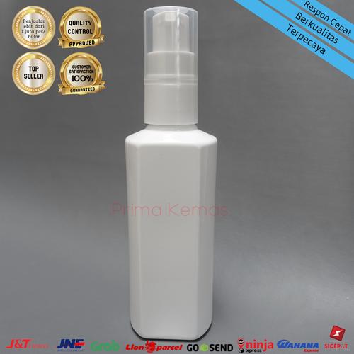 Jual Botol Pump Foamer 200 ml - botol skincare Pet SQ 200 ml Putih ...