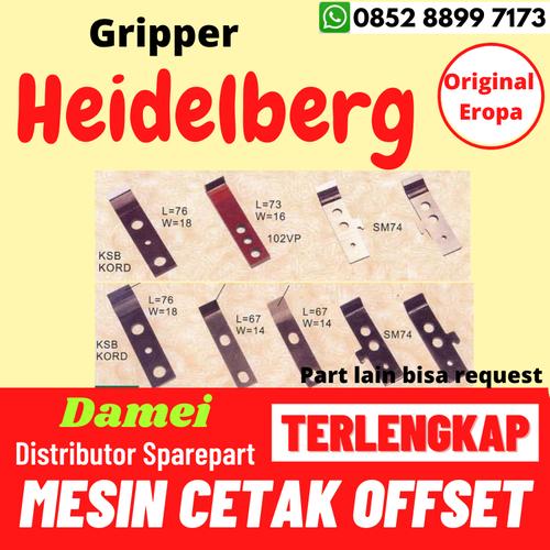 Jual Gripper Heidelberg Spare Part Mesin Cetak Offset Printing Original - DeliveryGTOMOK - Kota ...